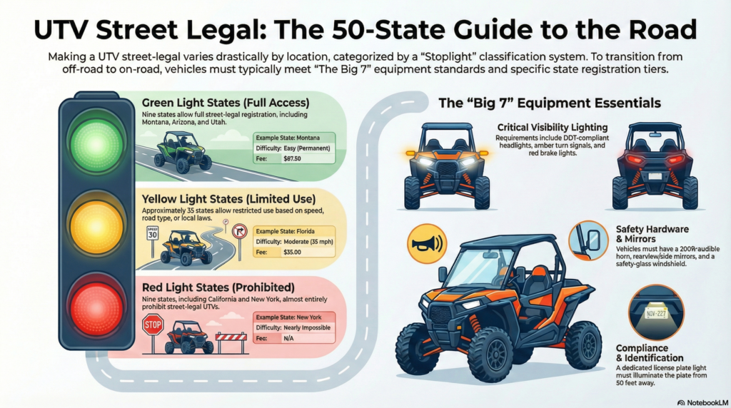 UTV Street Legal Laws by State | 2026 Complete Guide