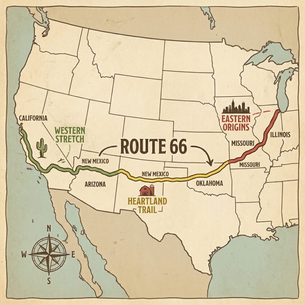 Driving Route 66 in an RV: Size Limits, Detours, Parking