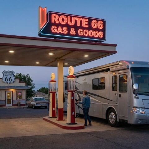 Driving Route 66 in an RV: Size Limits, Detours, Parking